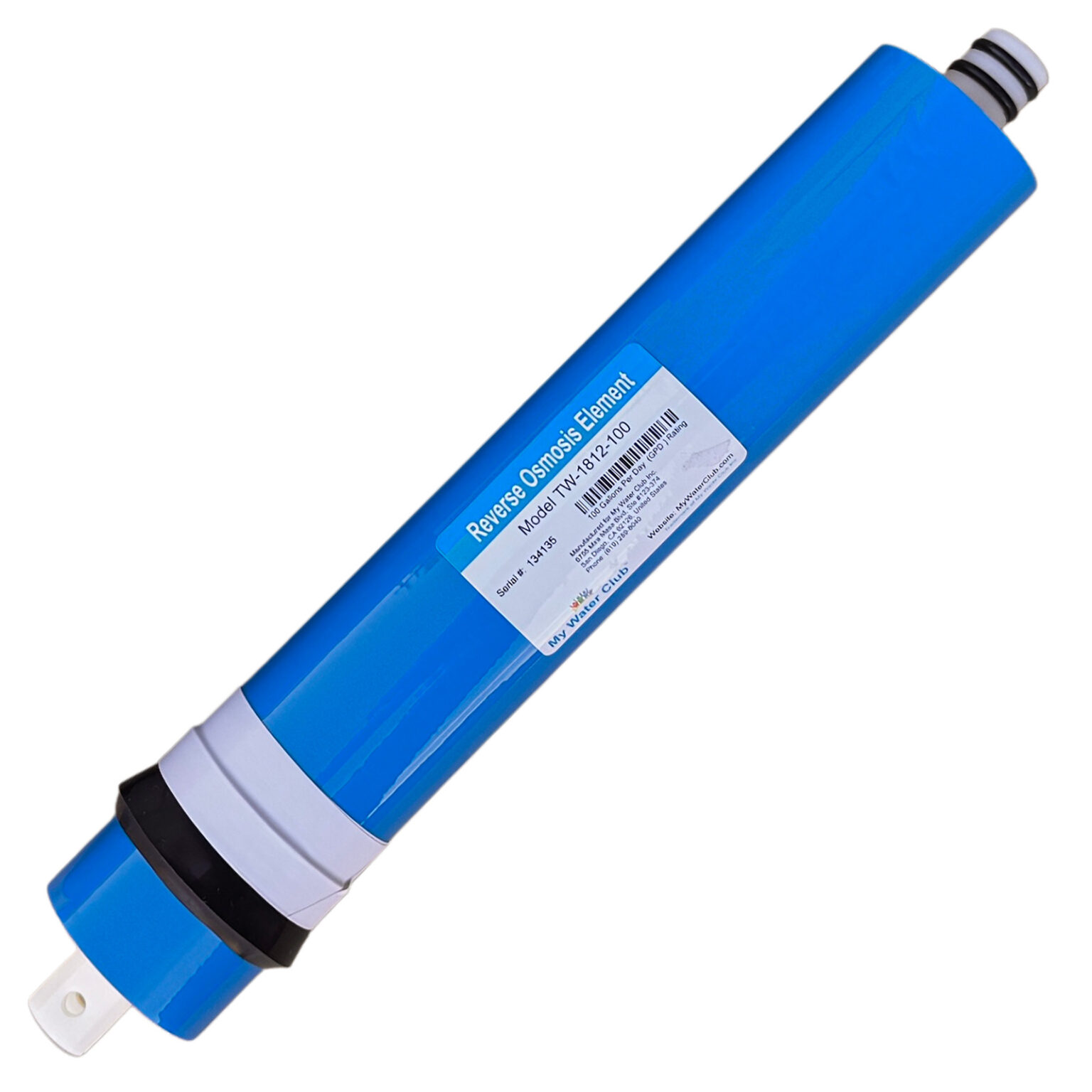 100 GPD RO Reverse Osmosis Membrane – 1812 TFC Type | High Rejection ...
